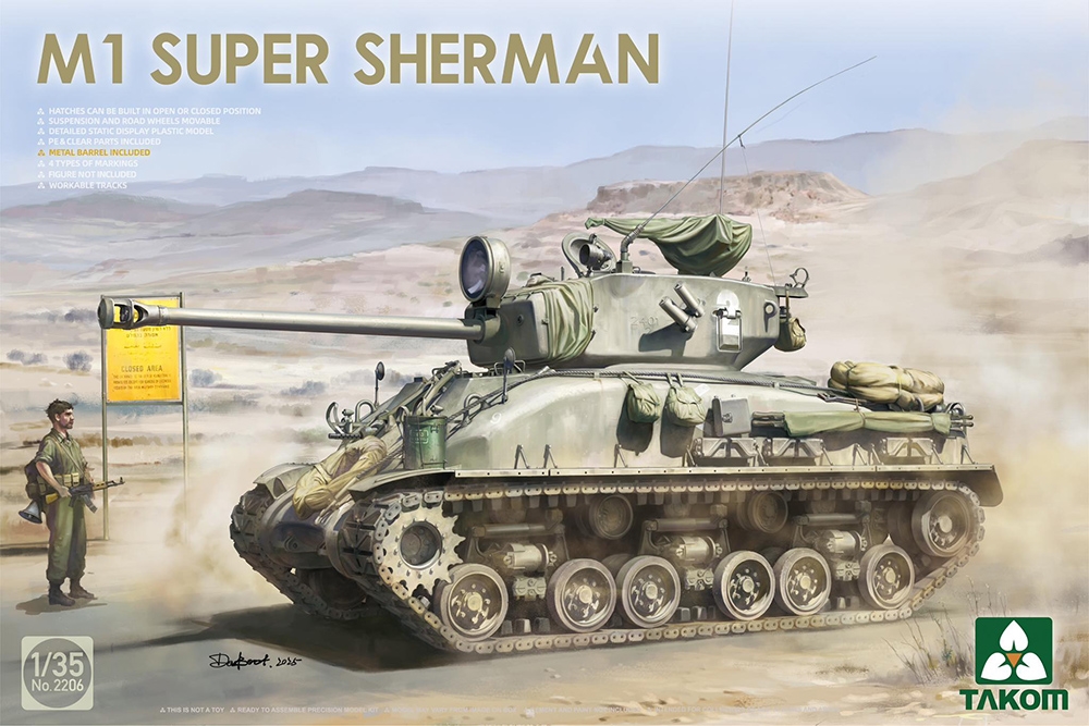Bachmann Europe plc - Israeli Army M1 Super Sherman Medium Tank